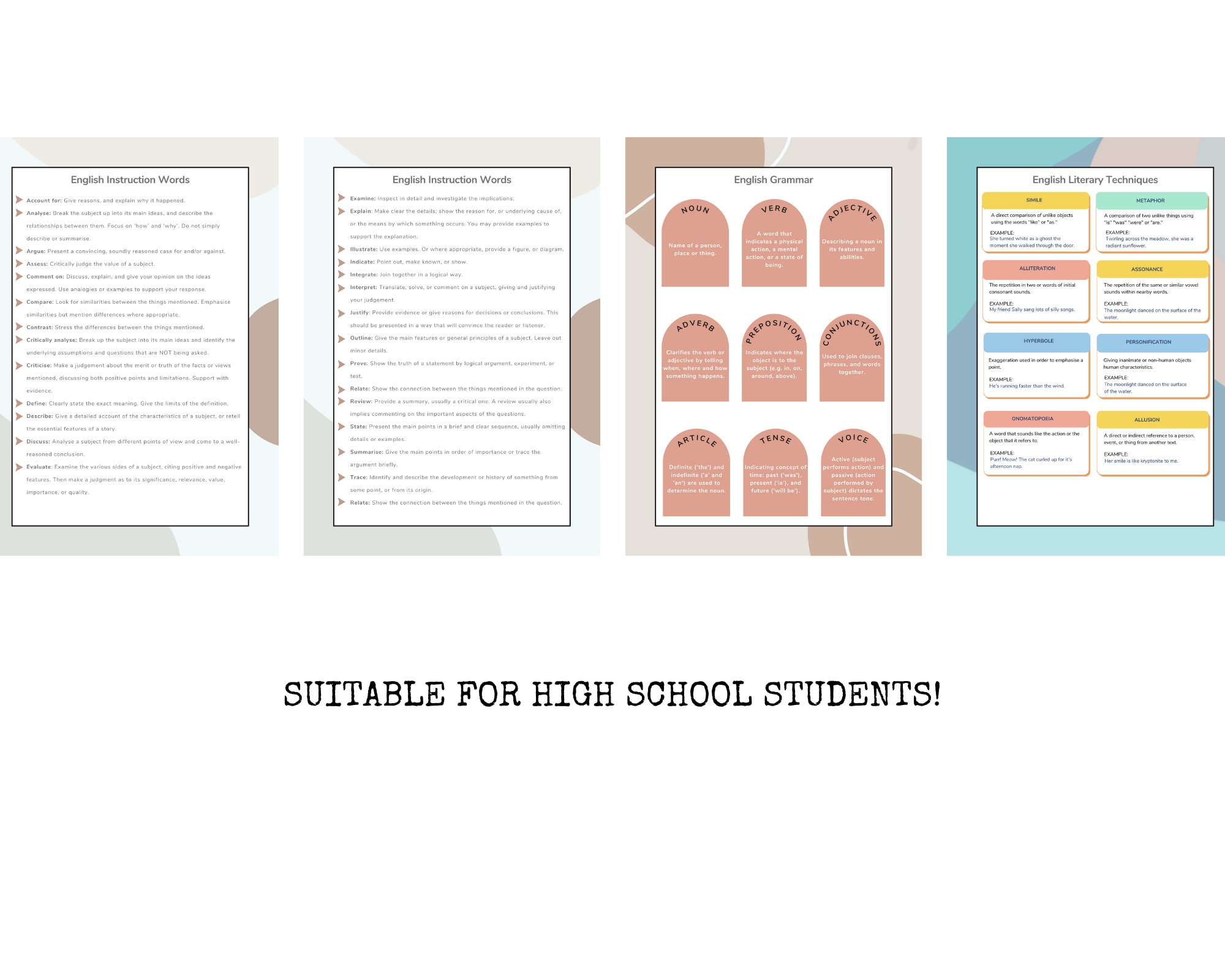 Set of 28 Muslim Homeschool Posters - Islamic Montessori Wall Art ...