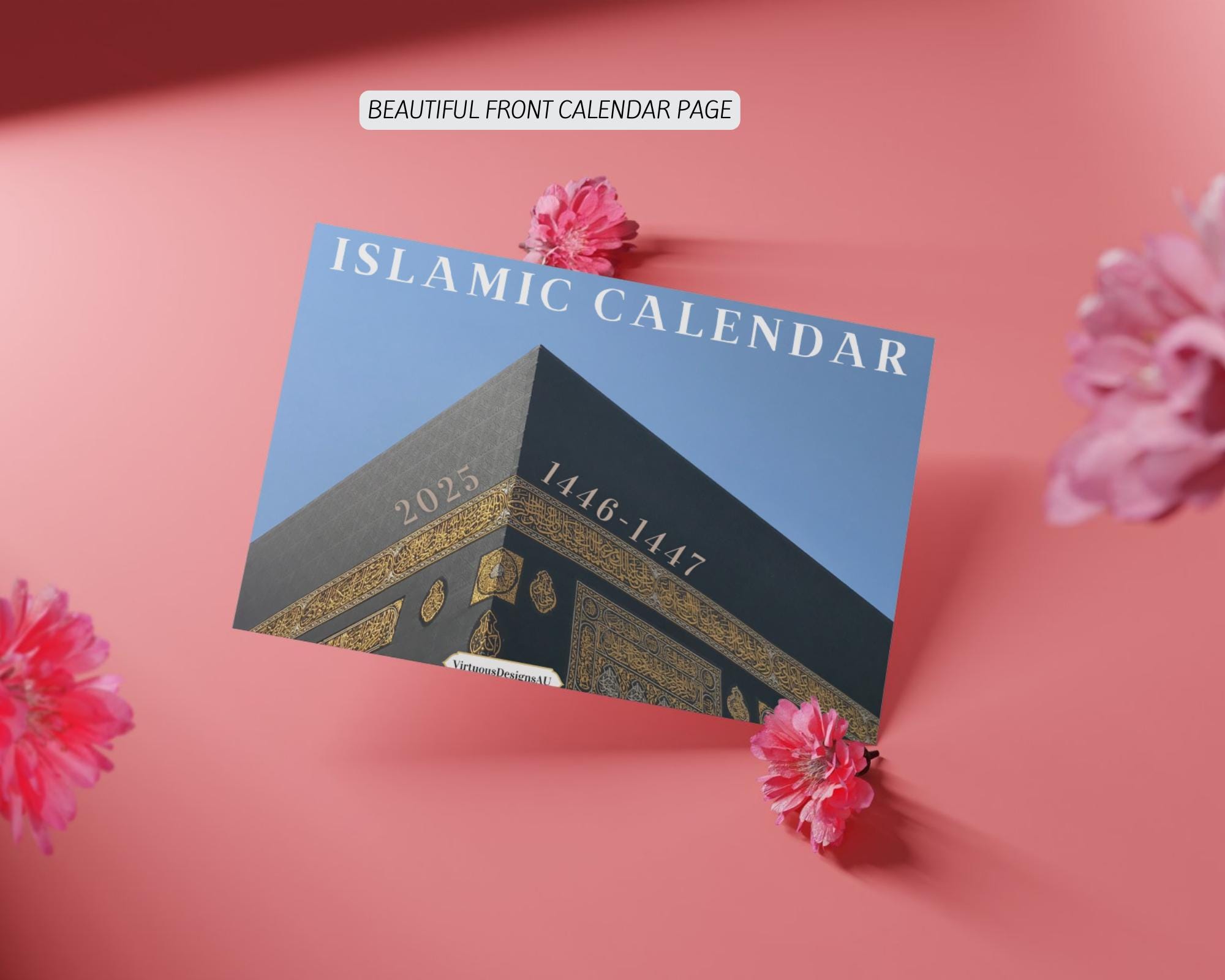 2025 1446/1447 Islamic Calendar With Gregorian and Hijri Dates- Masjid ...