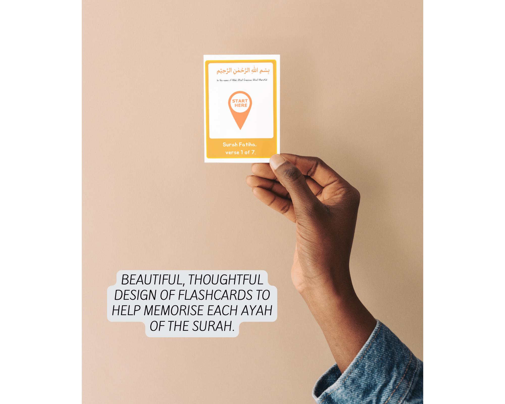 Surah Fatiha - Learn and Memorise Quran Visual Flashcards and Tracing ...