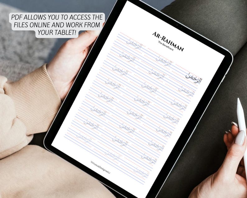 99 Names of Allah Tracing Workbook - Asma-ul-husna Tracing Book With ...