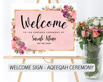 Aqiqah Welcome Sign - Etsy