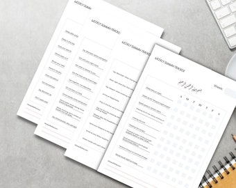 Sunnah Checklist - Etsy