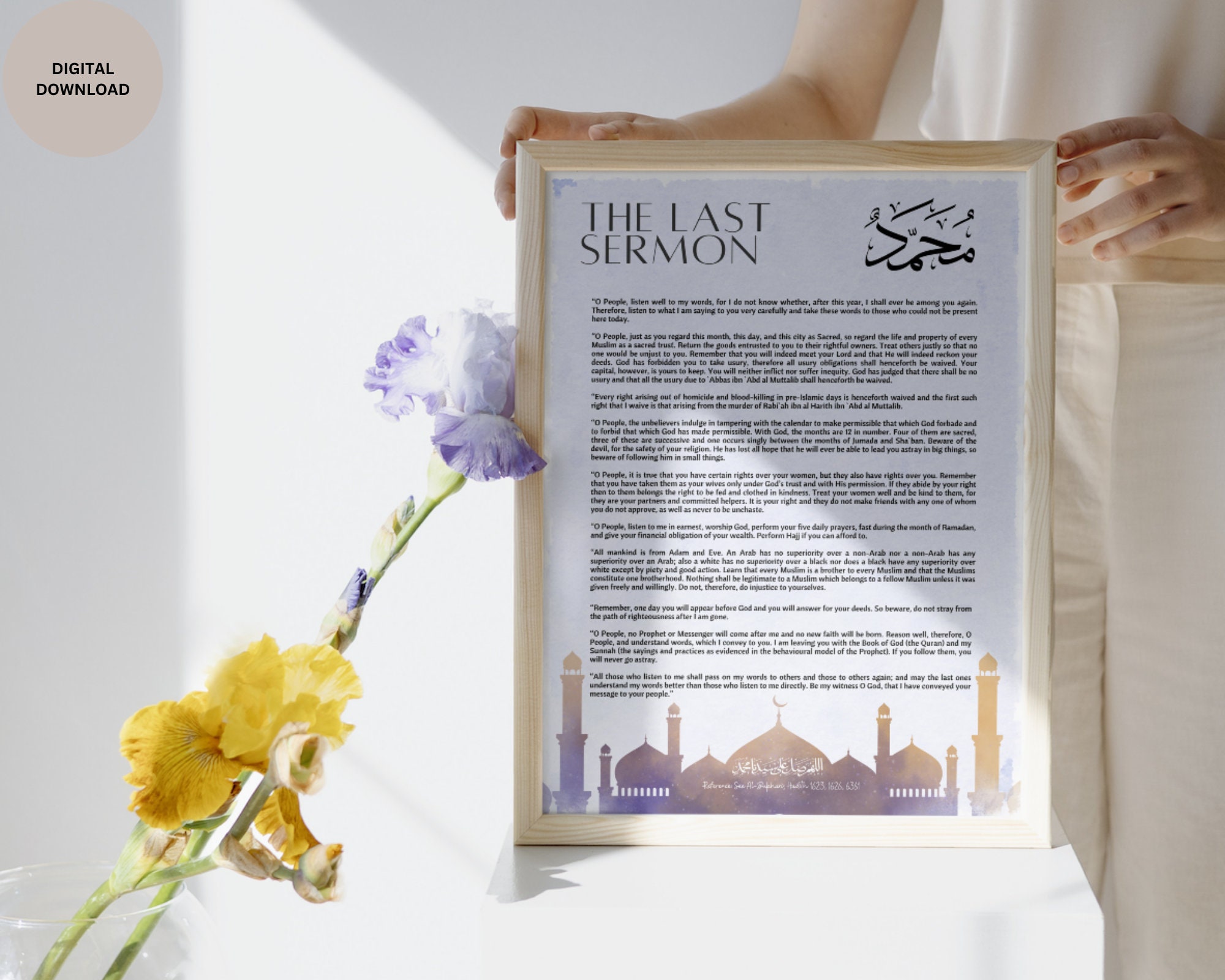 The Last Sermon - Prophet Muhammad (peace Be Upon Him) Farewell Speech ...