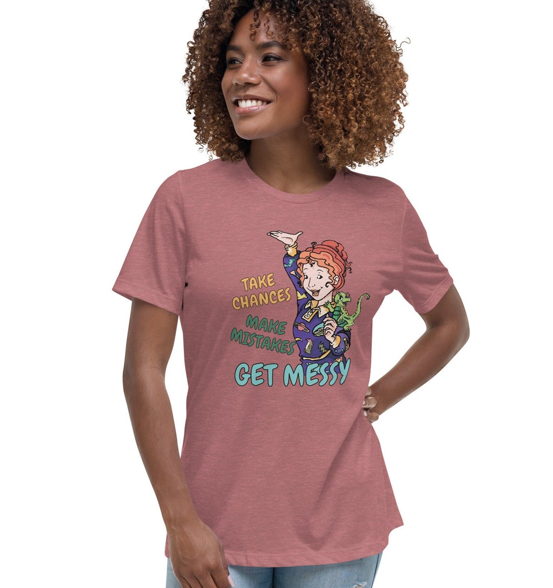 Ms. Frizzle Solar System, Women's Relaxed T-shirt, Book Character Day ...