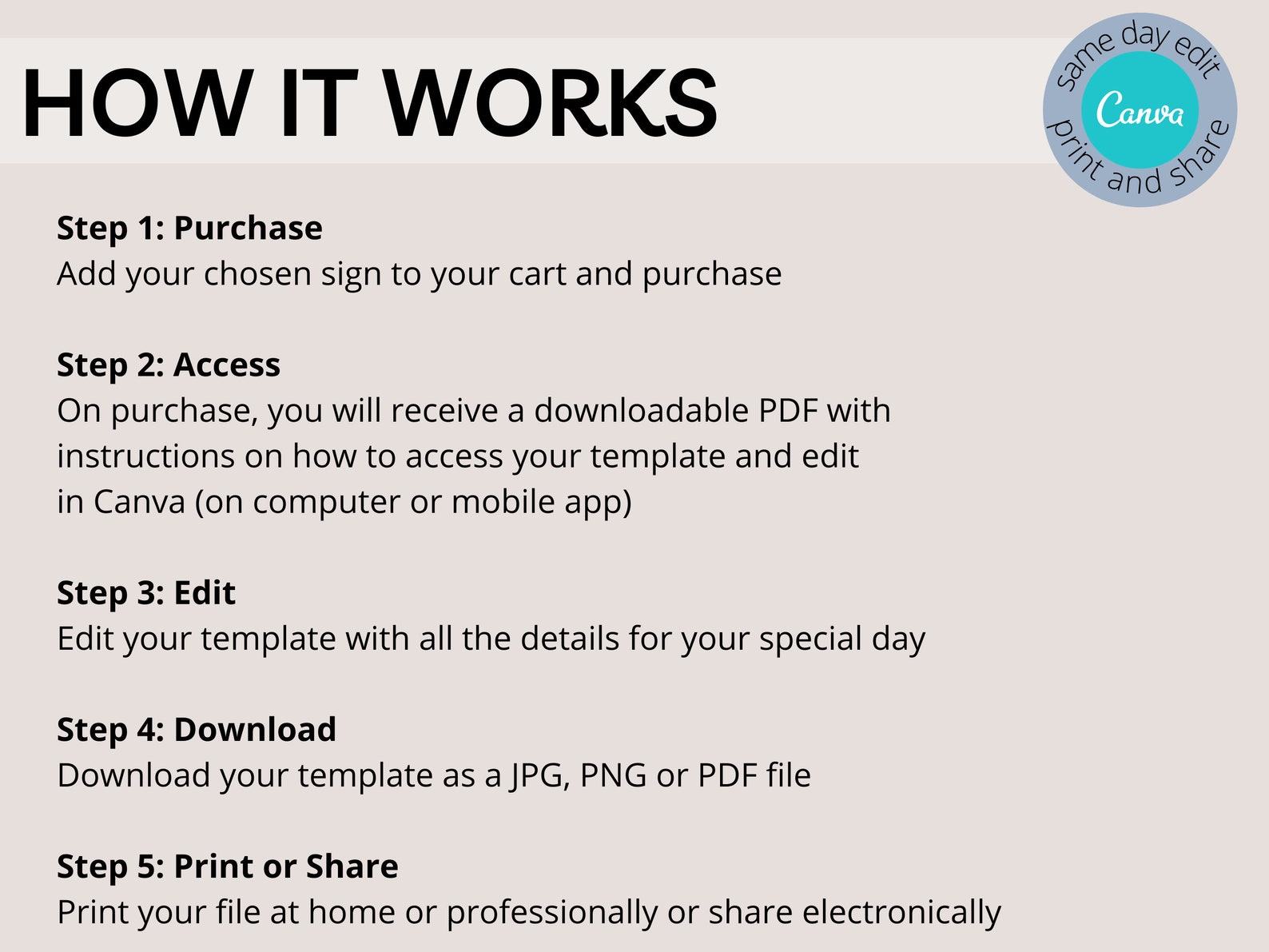 Editable Welcome Sign Canva Template Signage Personalised Download ...