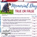 Memorial Day Trivia Game, True or False Game, Memorial Day Games ...