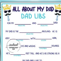 Fathers Day Riddles Game for Funny Father’s Day Party, Printable Father ...