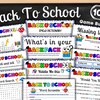 Back to School Charades/ Pictionary Game, Printable Back to School Game ...