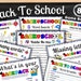 What's in Your Backpack, Printable Back to School Game, School ...
