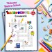 Printable Back to School Game, School Supplies Crossword, School ...