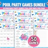 Pool Party Games Bundle: Summer Kids Activities (digital Download) - Etsy