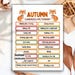 Autumn Charades & Pictionary Game: Family Fun (PDF Download) - Etsy