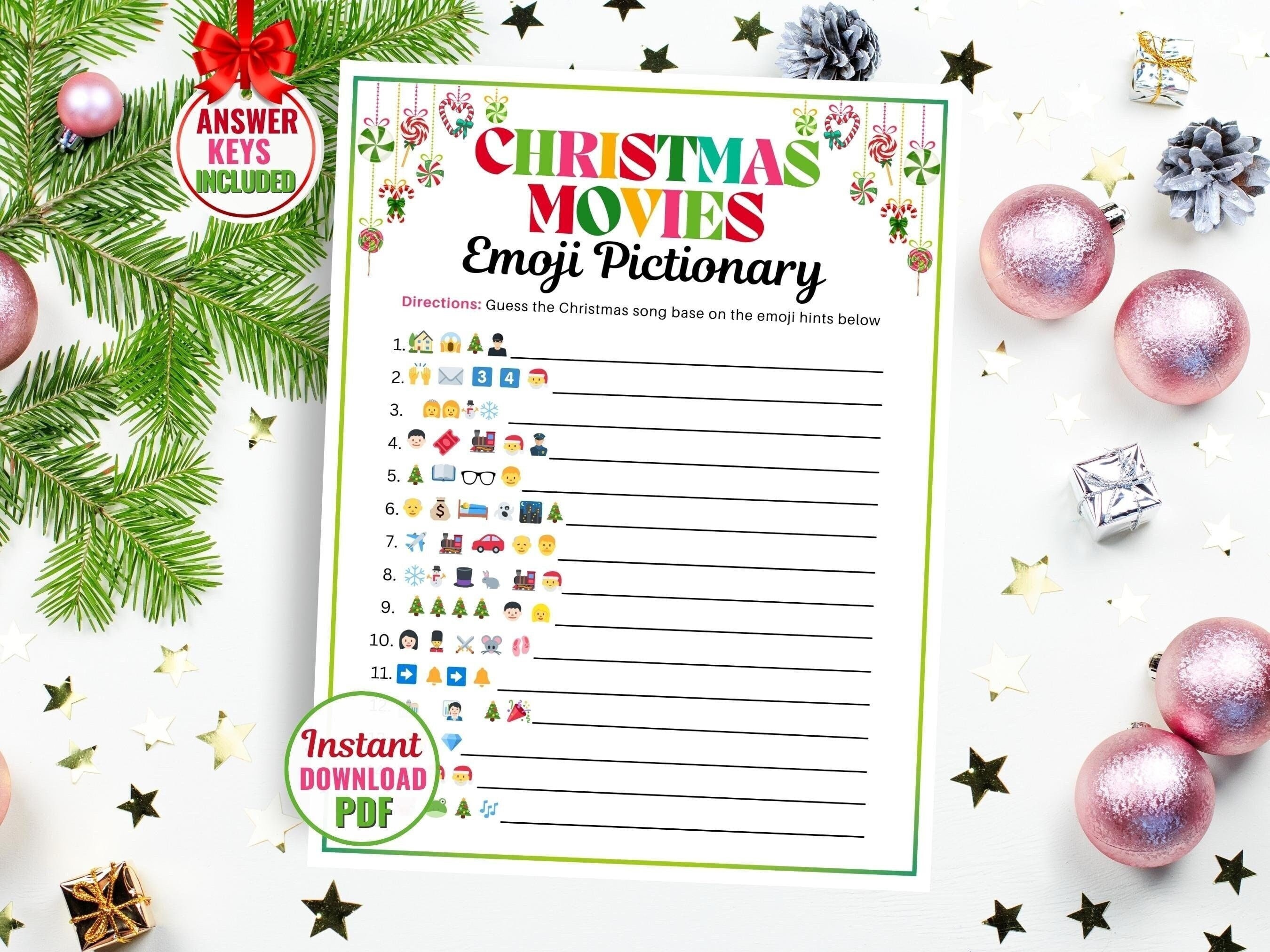 Christmas Movies Emoji Games, Movie Quiz Emoji - Guess Film, Guess the ...