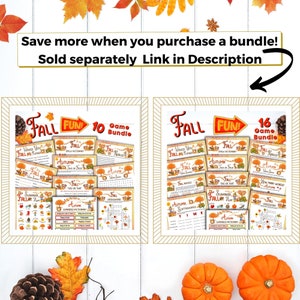 Autumn Word Search Printable Autumn Party Games Fall Time - Etsy