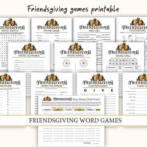 Friendsgiving Games Mega Bundle: 50 Printable Party Games (PDF) - Etsy