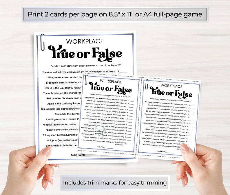 Printable Office Games Bundle: 50 Team Building Activities (PDF ...