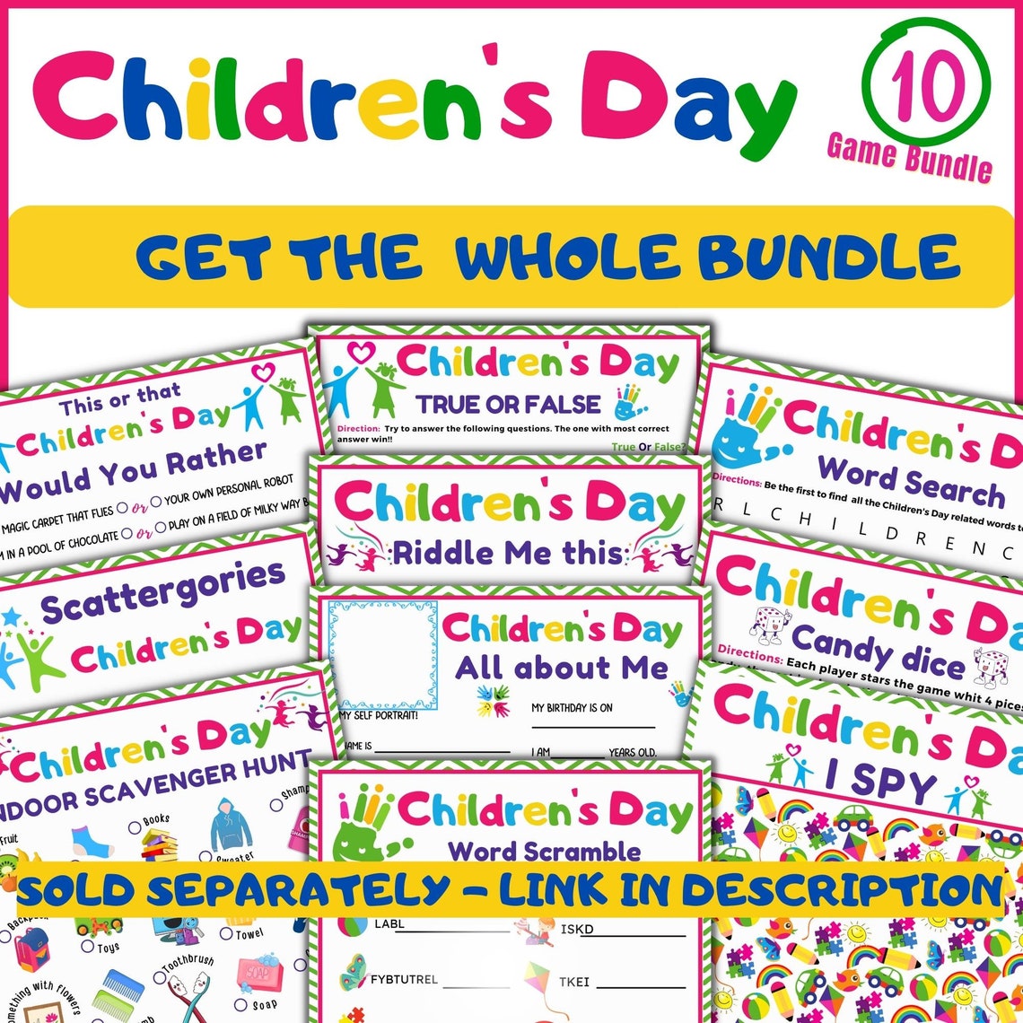 Children's Day Word Search, Party Games for Kids, Printable Word Search ...