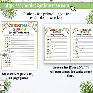 Christmas Emoji Song Pictionary, Christmas Emoji Song Guessing Game ...