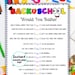 Back to School Riddles, Printable Back to School Game, First Day of ...