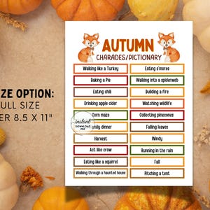 Fall Games Bundle: 40 Autumn Activities for Kids & Adults (PDF) - Etsy