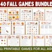 Fall Games Bundle: 40 Autumn Activities for Kids & Adults (PDF) - Etsy