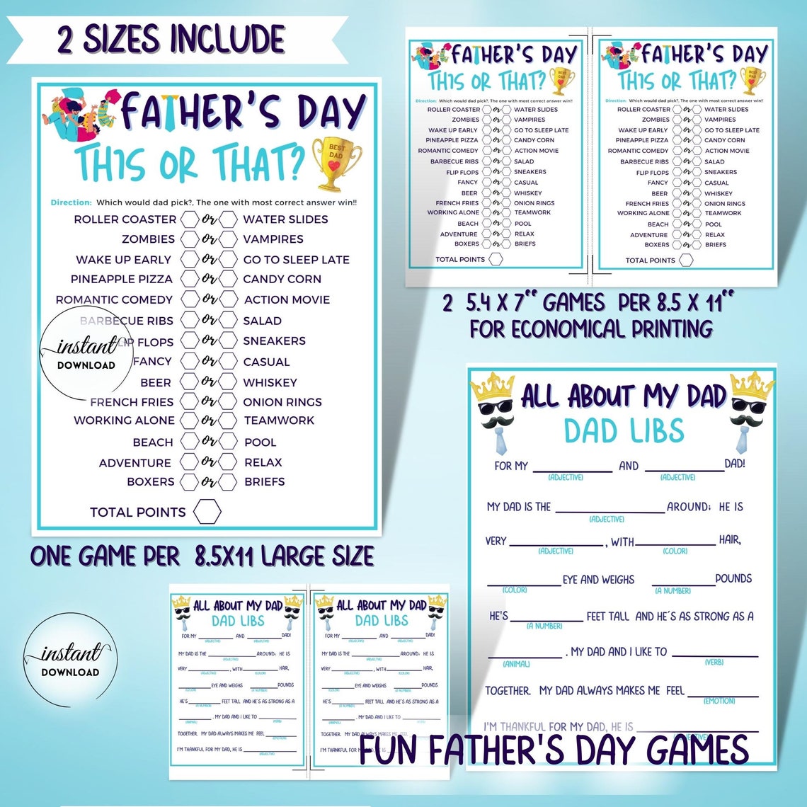 Father's Day Games, Happy Father's Day 10 Games for Kids and Adults ...