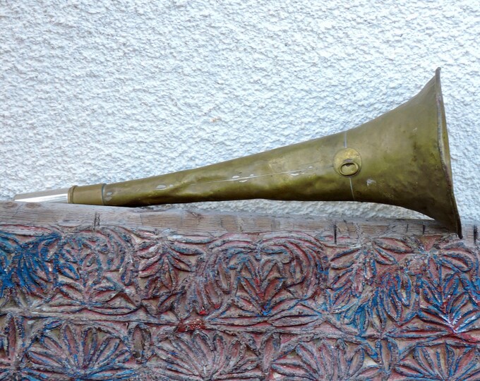 Vintage Hunting Horn - French 1950s Hunting Bugle - Musical Horn ...