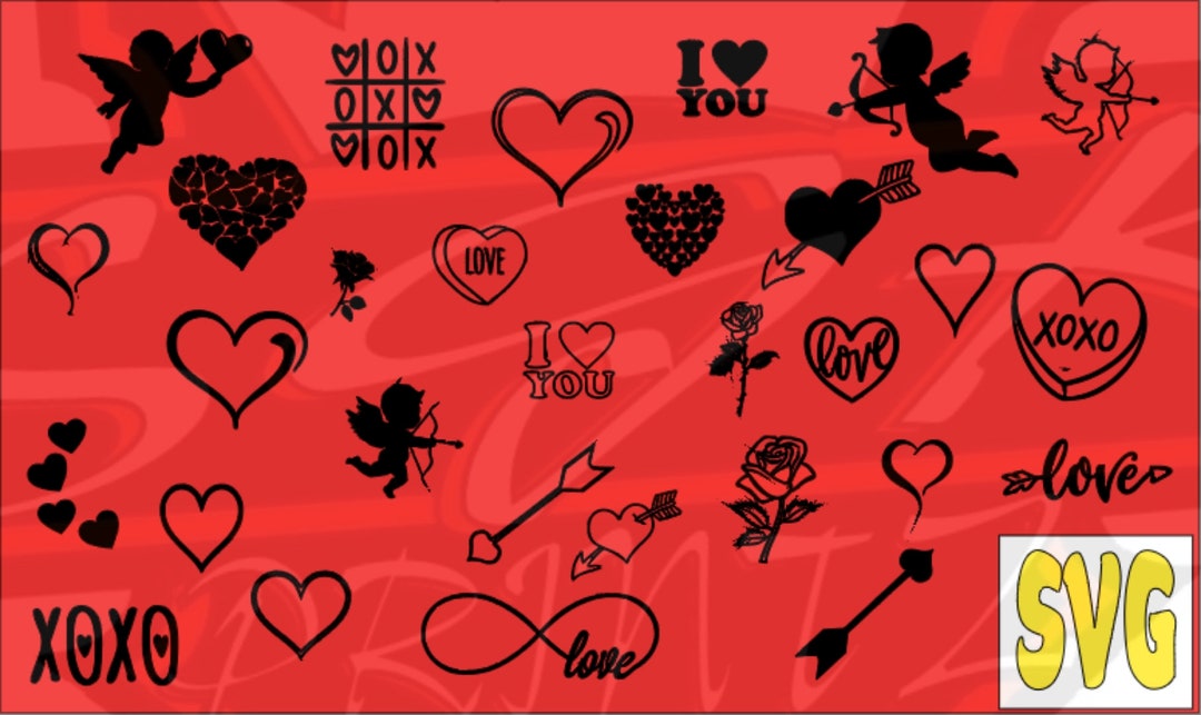 Valentines Day SVG Bundle - Etsy