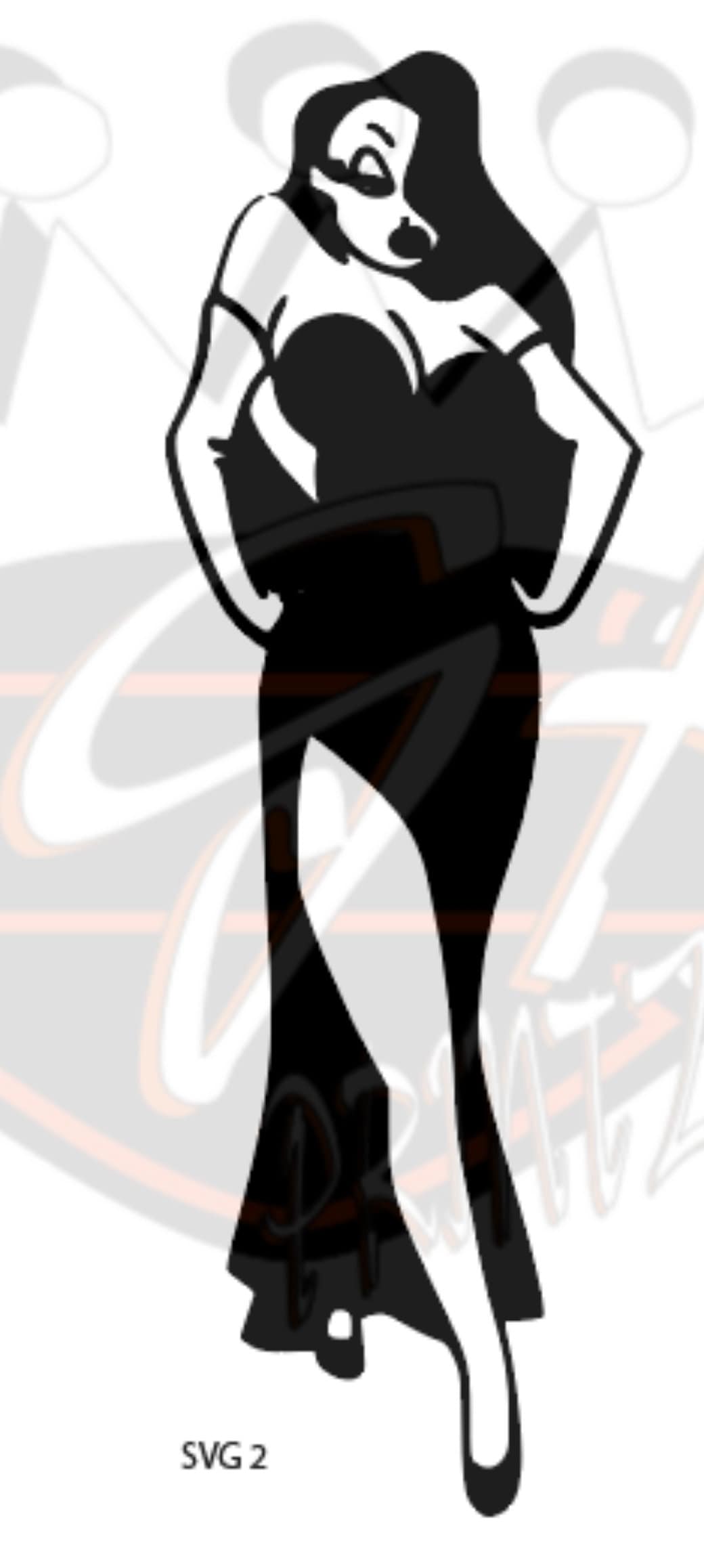 JESSICA RABBIT Svg, Png, Eps, Dxf - Etsy