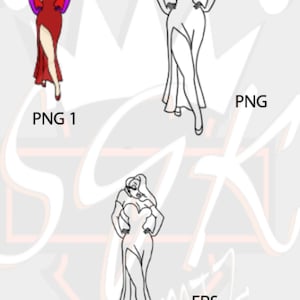 JESSICA RABBIT Svg, Png, Eps, Dxf - Etsy Canada