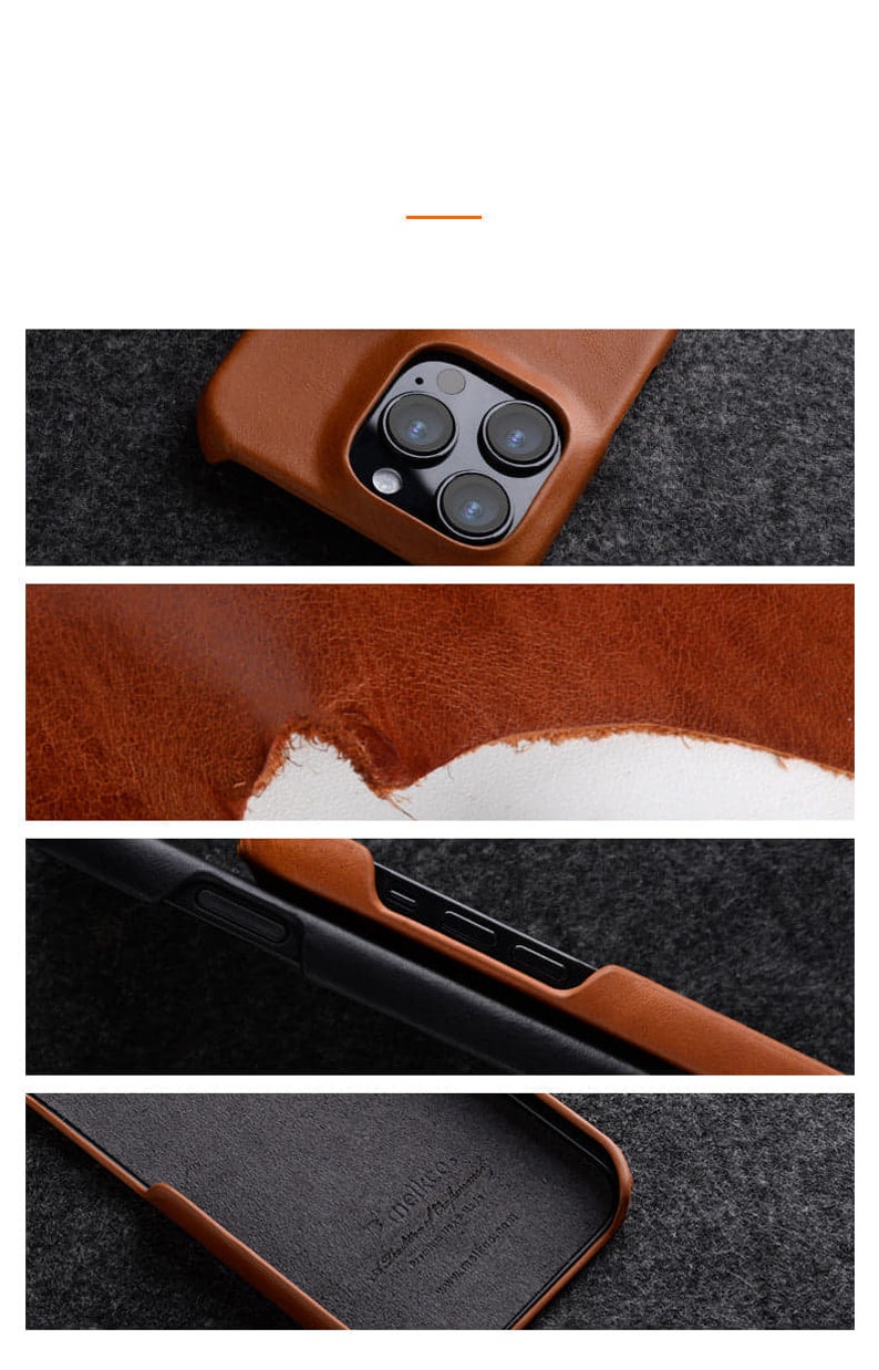 Luxury Hand Crafted Premium Cowhide Leather Phone Case for - Etsy