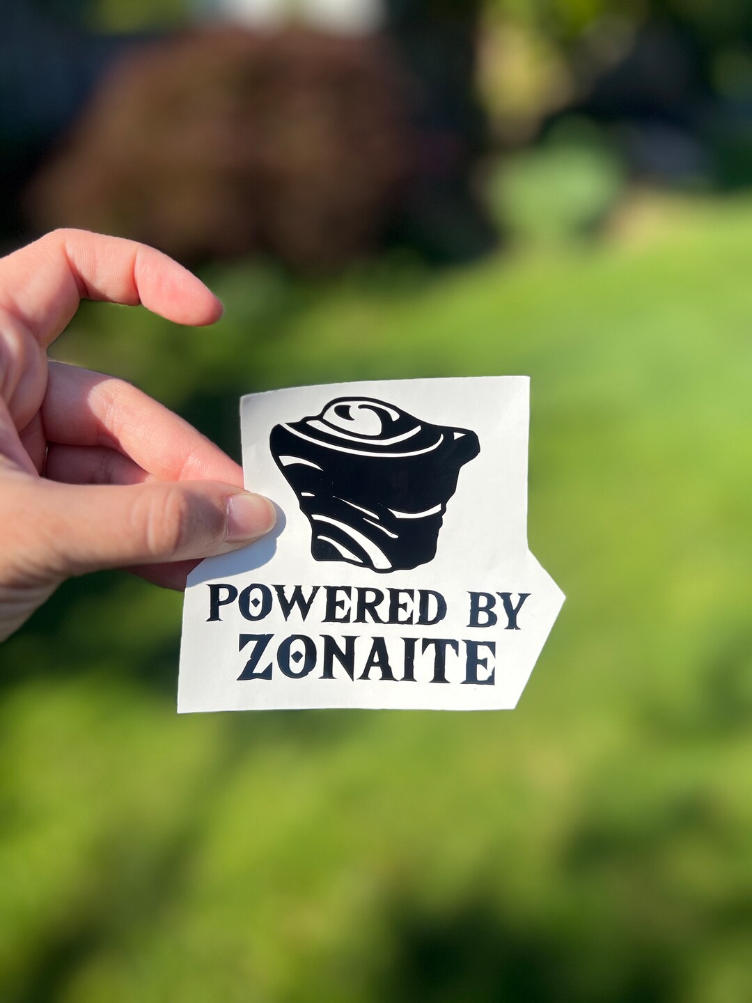 Powered by Zonaite Decal: Zelda TOTK Car/laptop Vinyl Sticker - Etsy