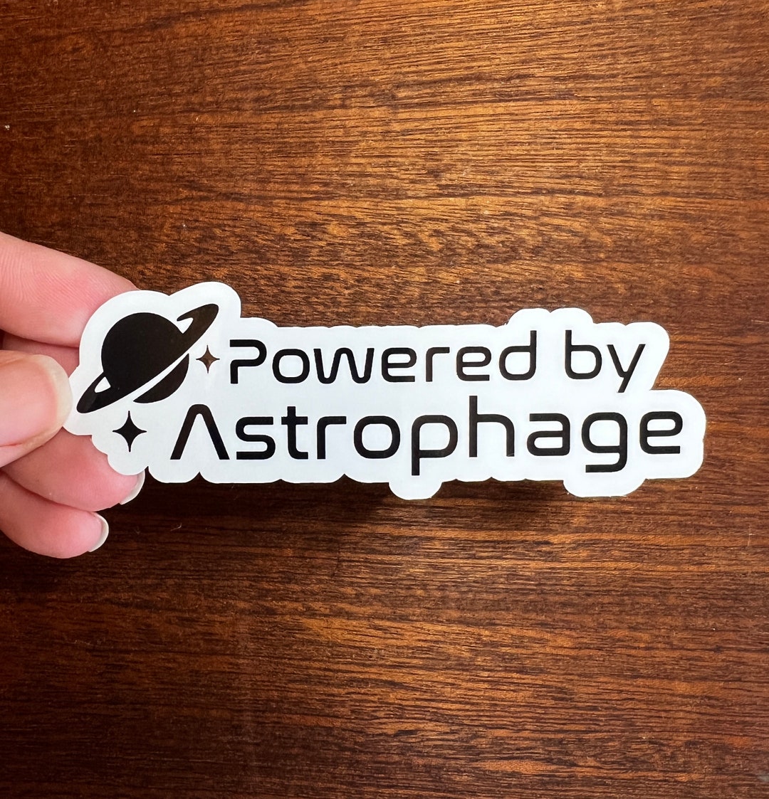 Powered by Astrophage Sticker: Project Hail Mary, Book Lover Gift - Etsy