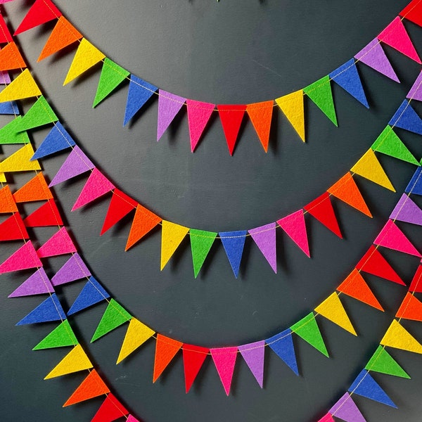 Mini Bunting Flags - Etsy