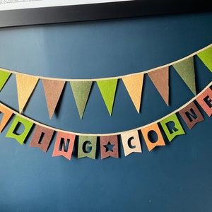 Reading Corner Banner in Nature Inspired Felt Flags to Decorate Any ...