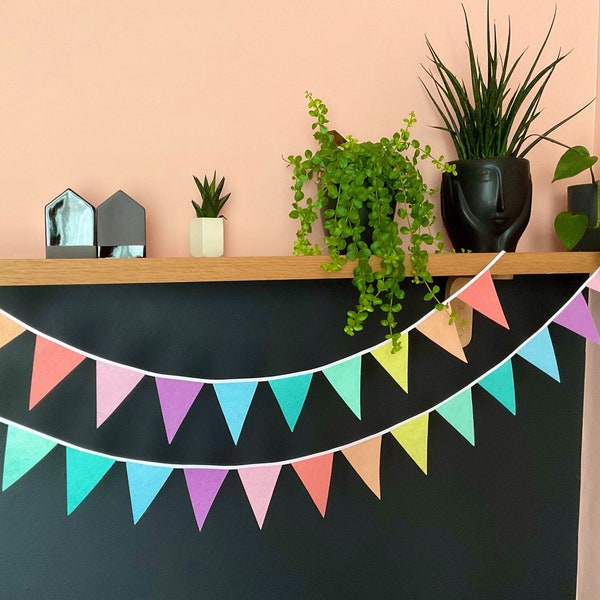 Pastel Bunting - Etsy