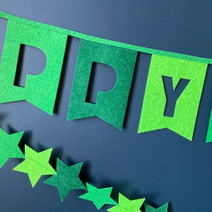 Happy Birthday Banner, Unique Custom Felt Name Banner, Personalised ...