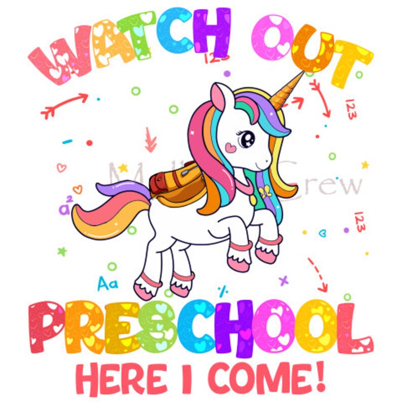 Watch Out Preschool Here I Come Png,back to School Png, Girl School ...