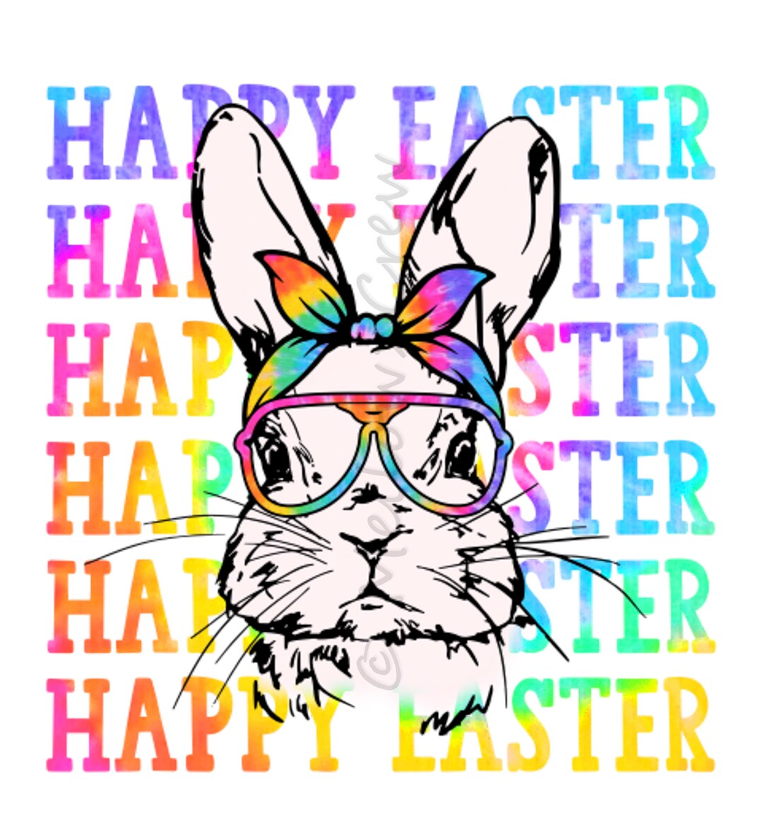 Easter Png, Hoppy Easter Png, Retro Easter Png, Easter Bunny Png ...