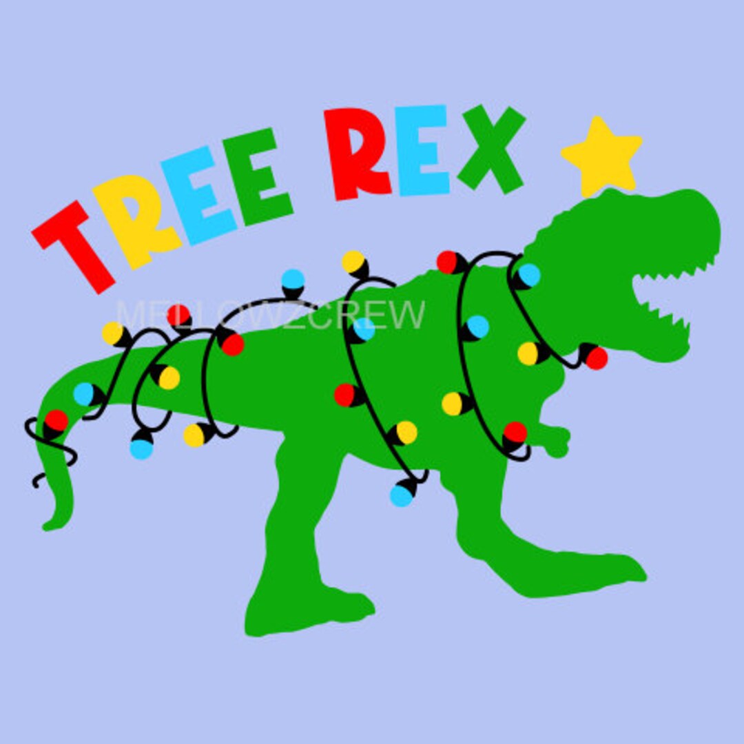 Christmas Tree Rex Png,merry Christmas Png,christmas T-rex Png ...