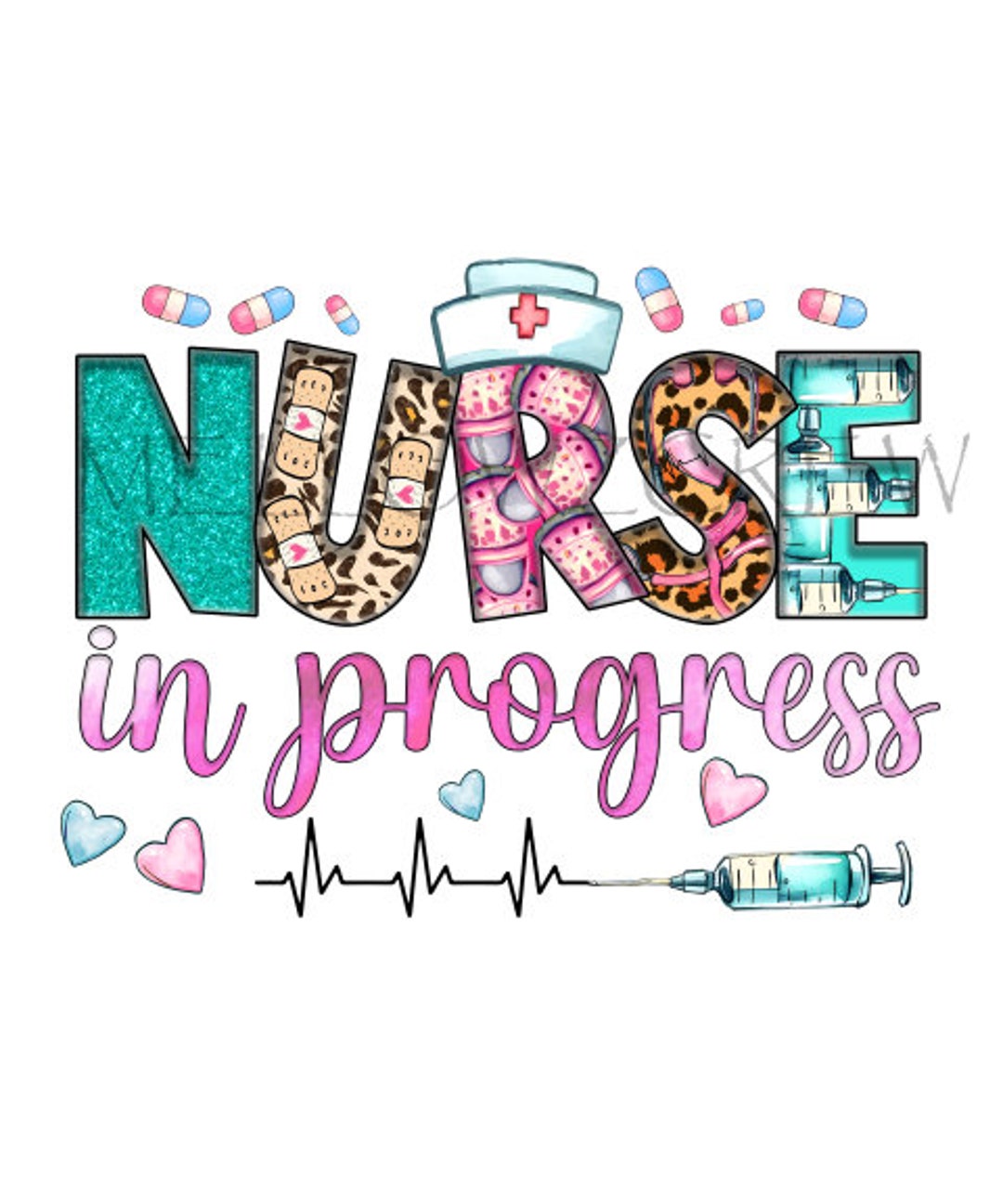 Nurse in Progress Png, Nurse Png,western, Nurse Hat Png, Nurse Life Png ...