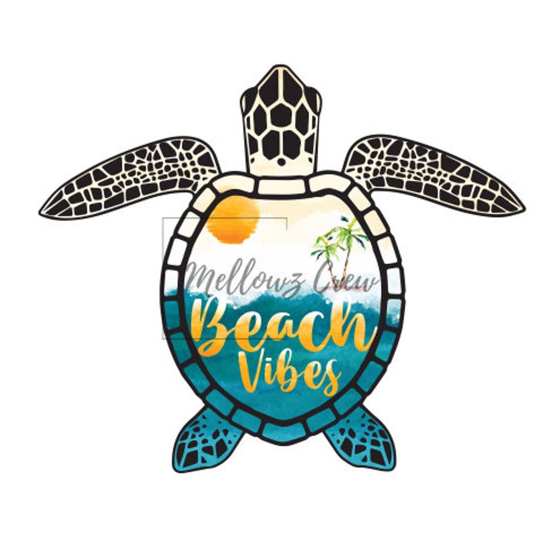 Turtle Png, Beach Png ,beach Vibes Png, Summer Png, Beach Quote Png, Sea Turtle Png, Summer ...