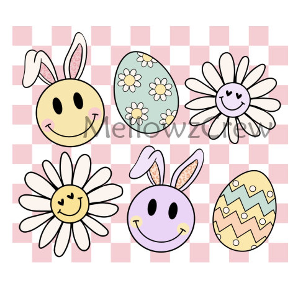 Happy Easter Elements Png,easter Eggs Png,retro Easter Png,funny Easter ...