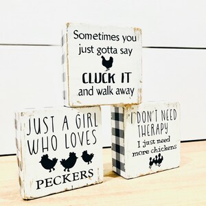 Funny Chicken Sign - Etsy