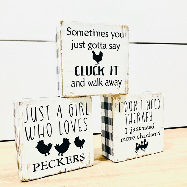 Funny Chicken Sign - Etsy