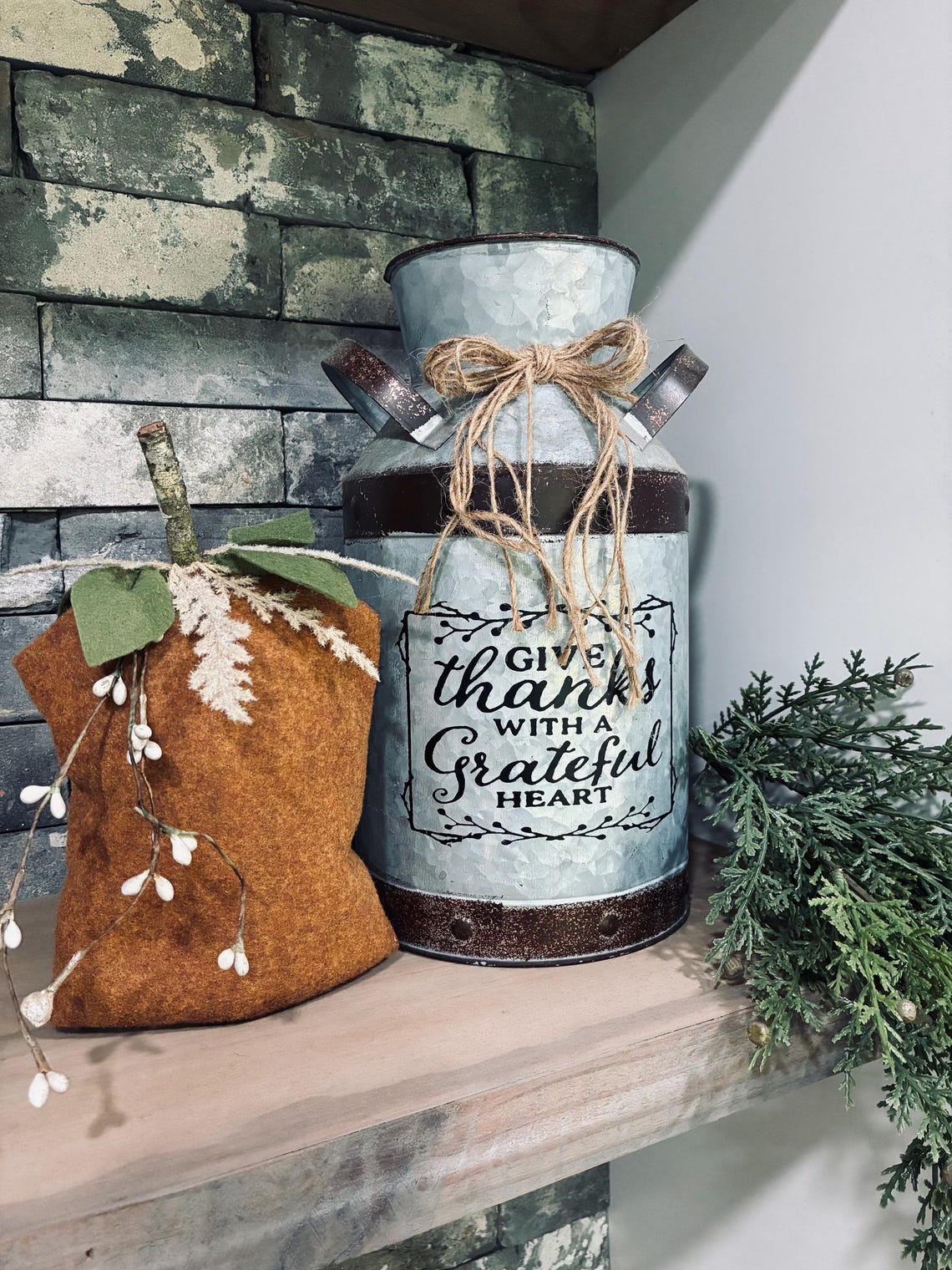 Felt Pumpkin Bowl Filler: Mini Fall Pumpkin Pillow Tuck - Etsy