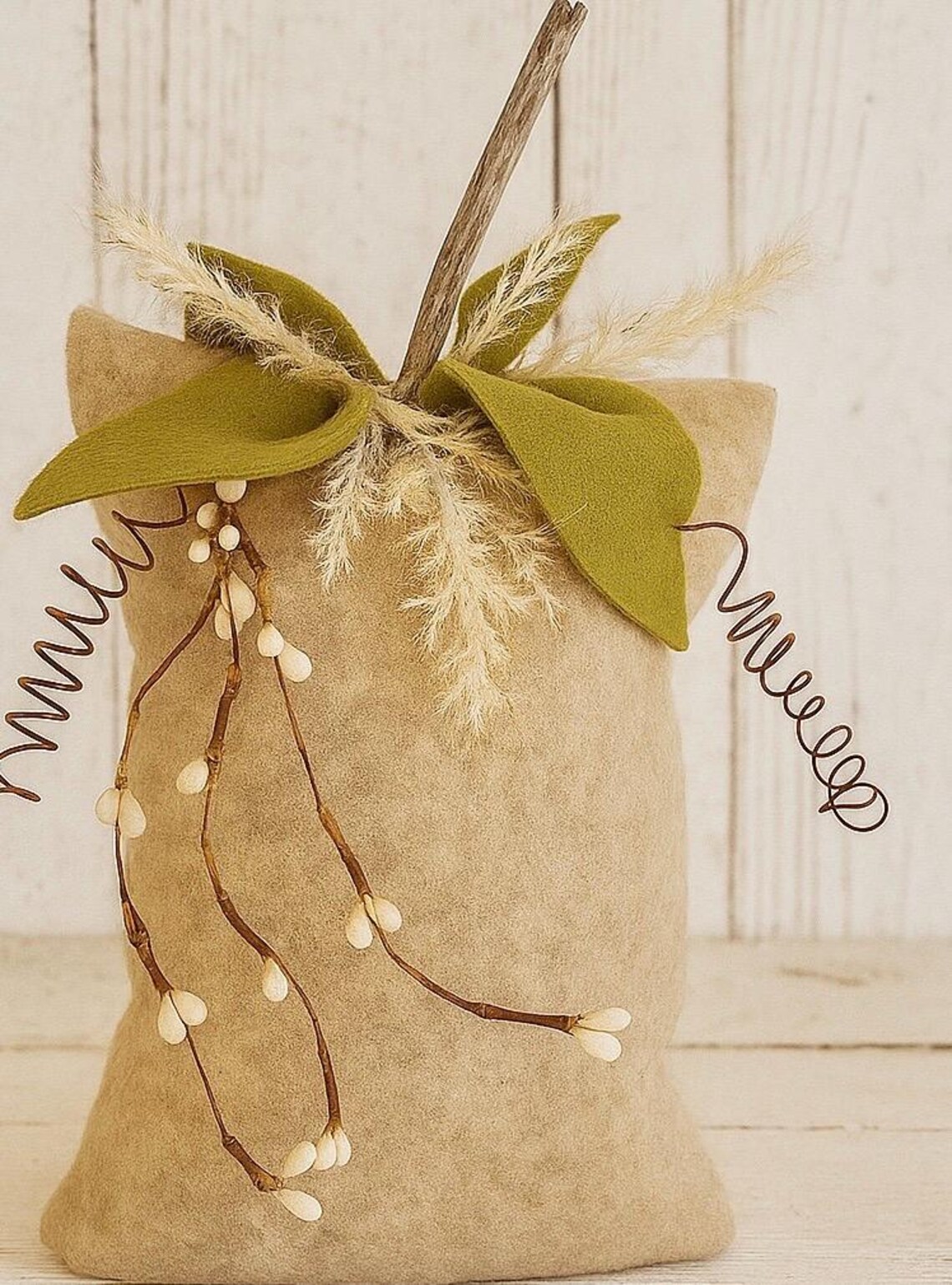 Felt Pumpkin Bowl Filler: Mini Fall Pumpkin Pillow Tuck - Etsy