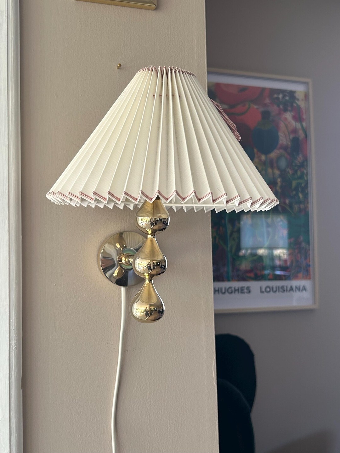 Vintage Danish Design Wall Scone Drop Design Wall Lamp by Hugo Asmussen ...