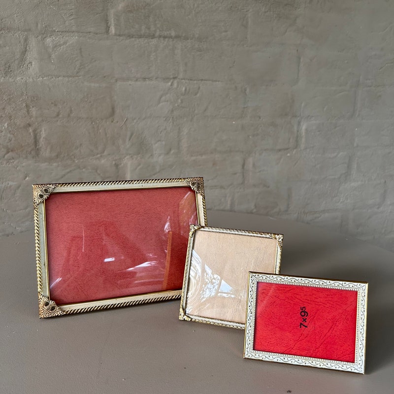 Brass Glass Frame - Etsy