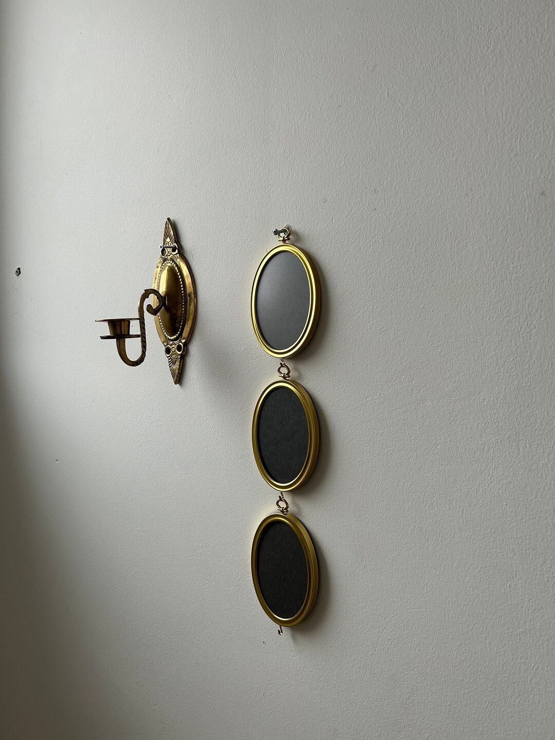 Oval Brass Photo Frames Gold Picture Frames Made in Denmark - Etsy